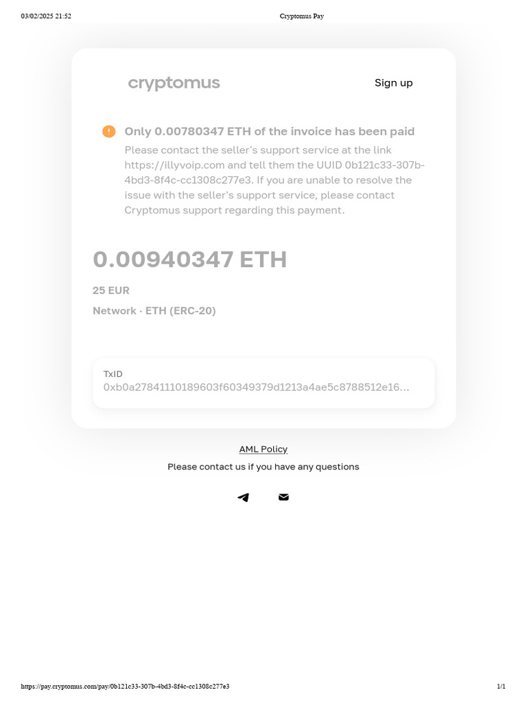 Cryptomus Pay | PDF