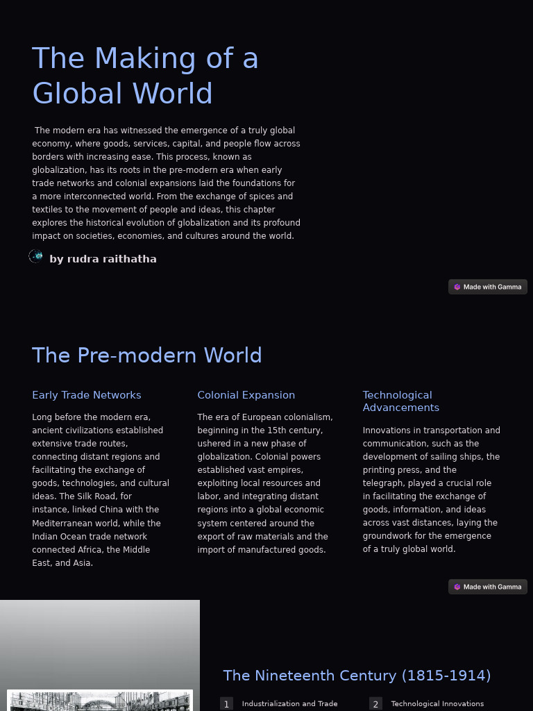 Evolution of Globalization Through History | PDF | Globalization ...