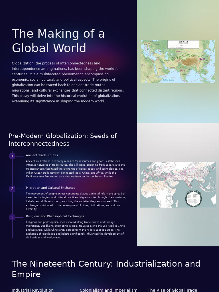 Evolution of Globalization Explained | PDF | Globalization | Trade