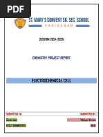 Chemistry Project On Electrochemical Cell | PDF | Redox | Electrochemistry