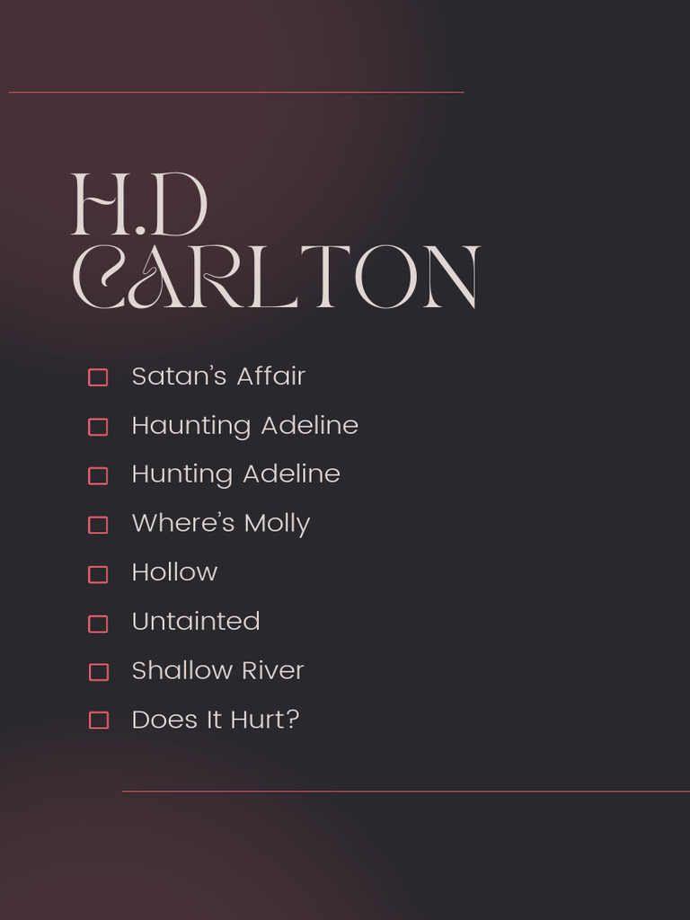 H.D Carlton | PDF