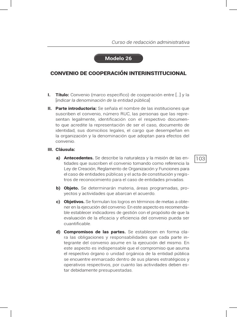 Convenio de Cooperacion Interinstitucional | PDF