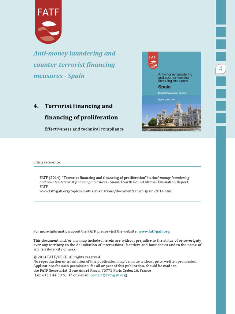 4 Terrorist Financing and Financing Proliferation Mutual Evaluation ...