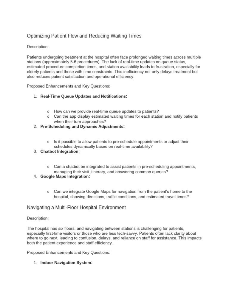 Patient Route Map | PDF | Navigation