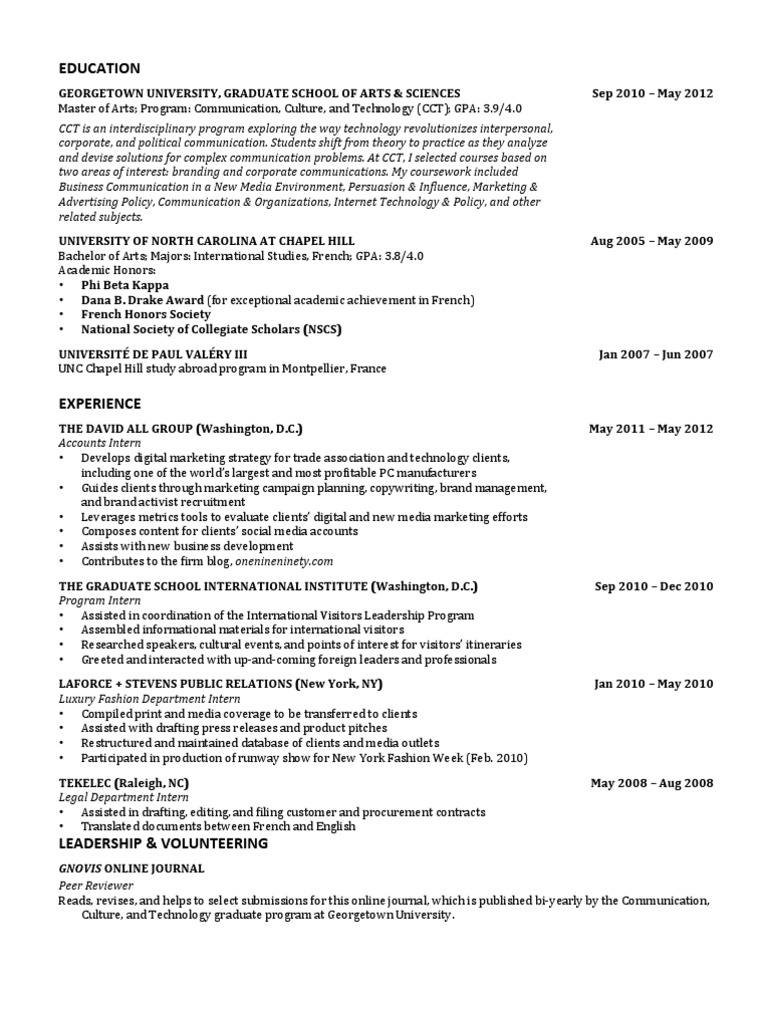 Scribd Resume | Download Free PDF | Mass Media | Communication