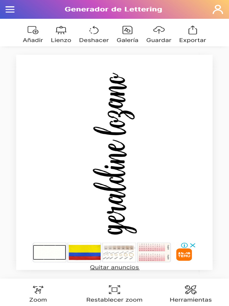 Generador de Lettering y Caligrafía ️ | PDF