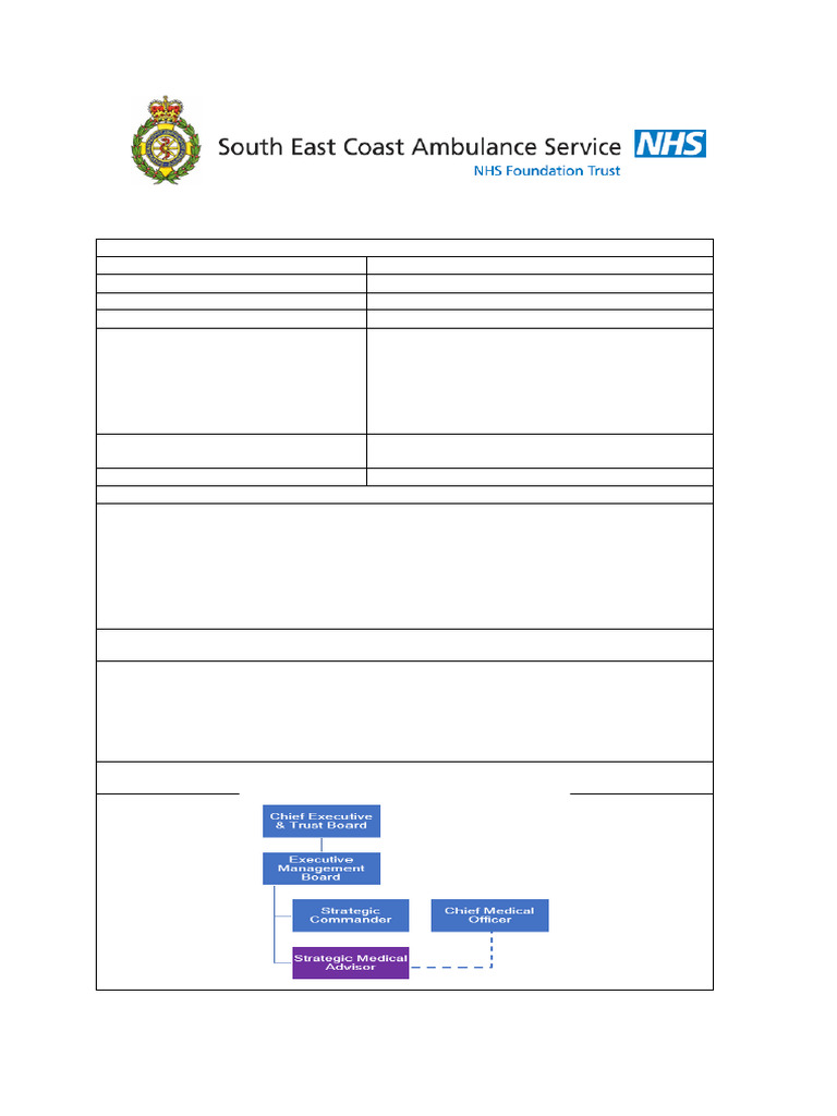 Strategic Medical Advisor Job Description | PDF | Emergency Medical ...