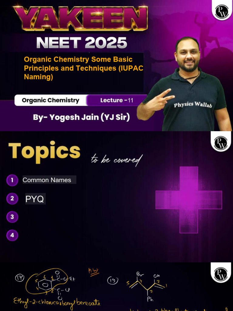 11 Organic_Class_Notes_Yakeen_Neet_20256702a28a878b2749aaff6427 | PDF