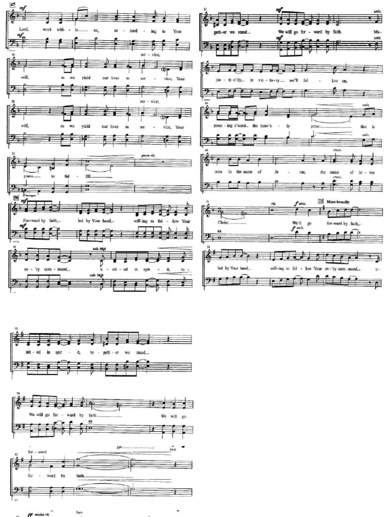 Forward-By-Faith-Sheet-Music | PDF