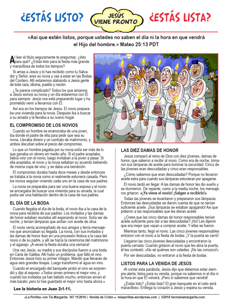 Preparación para la Venida de Jesús | PDF | Jesús