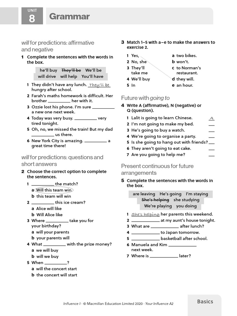 Grammar & Vocabulary for A2 Learners | PDF | Linguistics