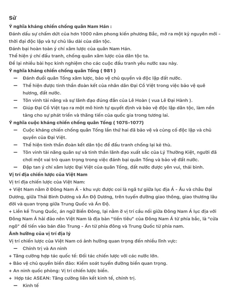 NGH A Kháng Chi NCH NG Quân Nam Hán | PDF