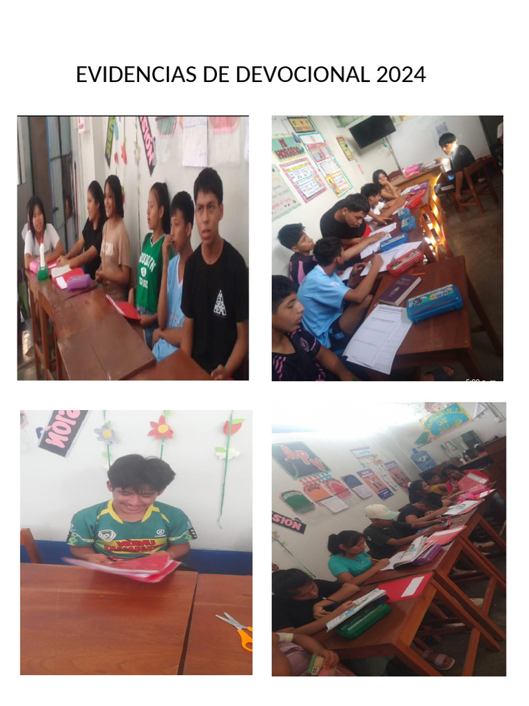 Evidencias de Devocional 2024 | PDF