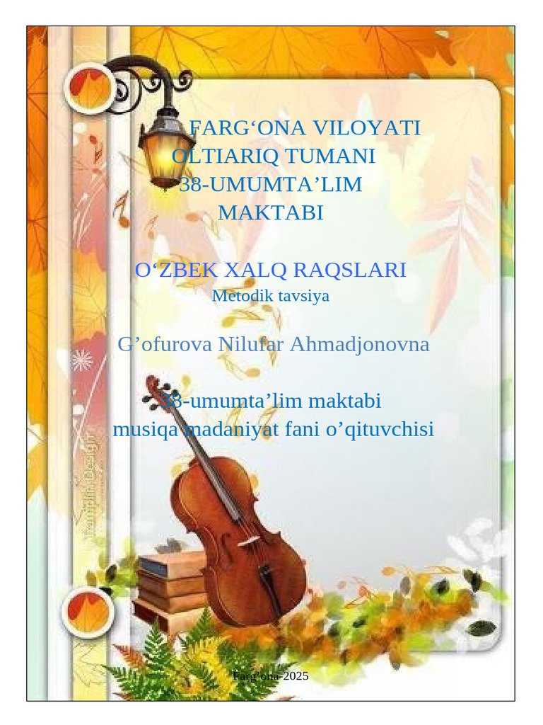 Nilufaropo Musiqa | PDF