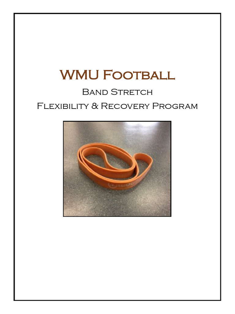 WMU Football Band Stretch Guide | PDF | Anatomical Terms Of Motion | Foot