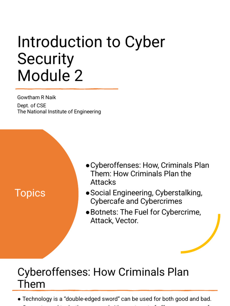 Cyber Security Module 2 | PDF | Malware | Cybercrime