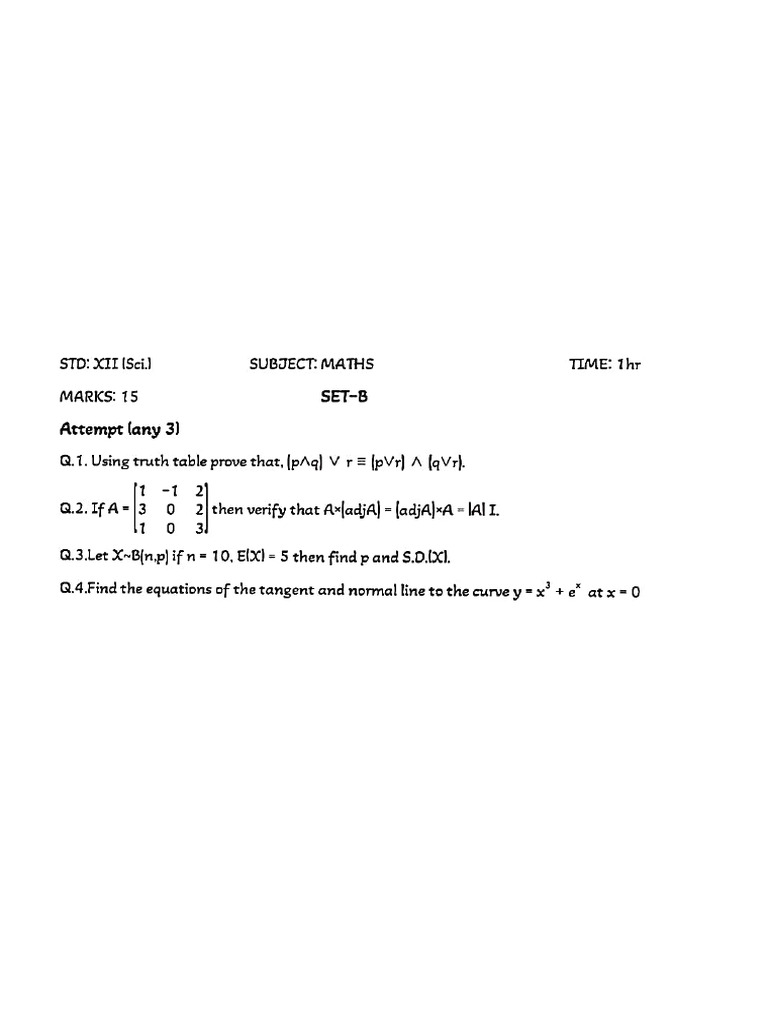 Set B Solution | PDF