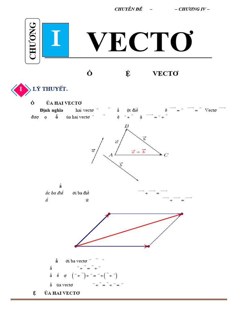 Toan-10 B8 C4 Tong-Hieu-Vecto HDG | PDF