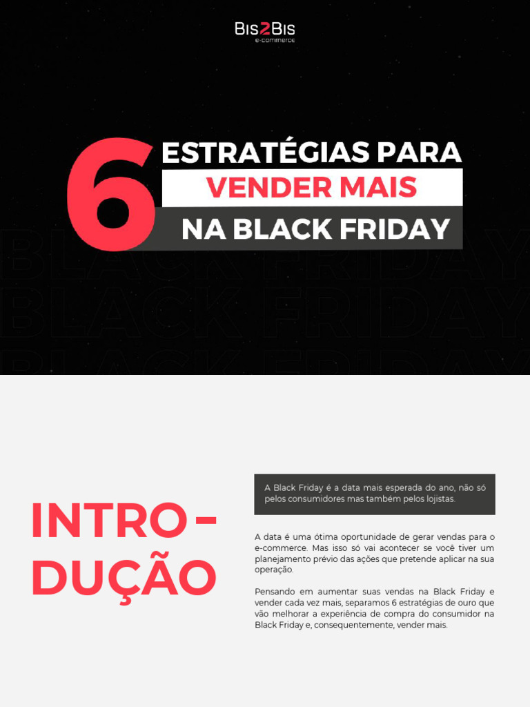 6 Estratégias para Vender na Black Friday | PDF | E-commerce | Black Friday