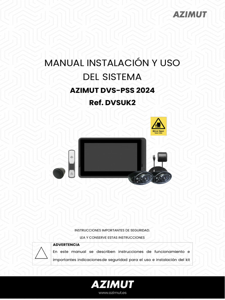 DVS-PSS-2024-Manual-de-instalacion (1) | PDF | Vídeo | Altoparlante