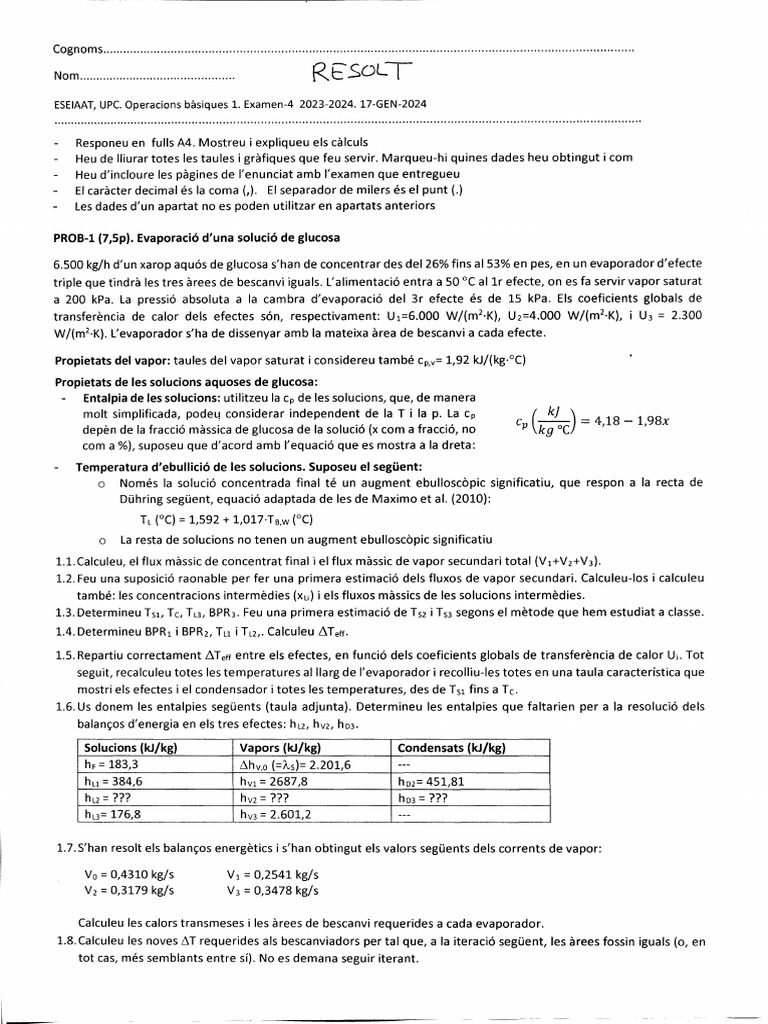 RESOLT FINAL OB1 - Evap Múlt Etc, 2024-01-17 | PDF