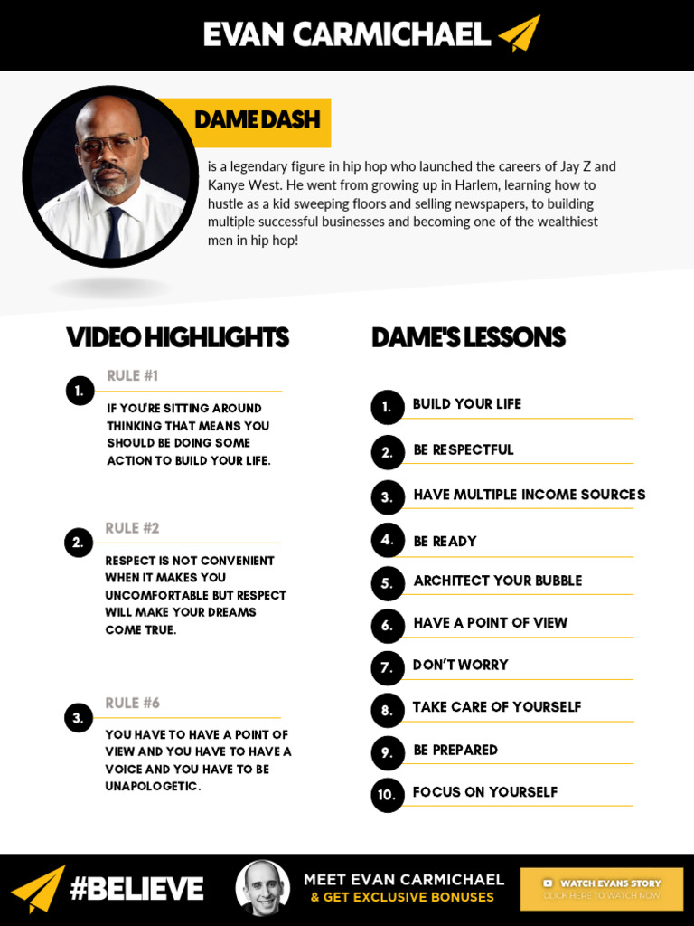 10 - Rules To Stop Distraction From Chasing Dreams | PDF