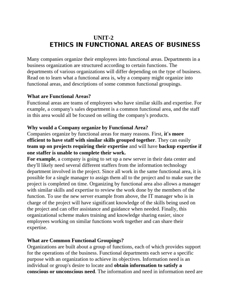 Unit 2 Ple Pdf Human Resources Marketing