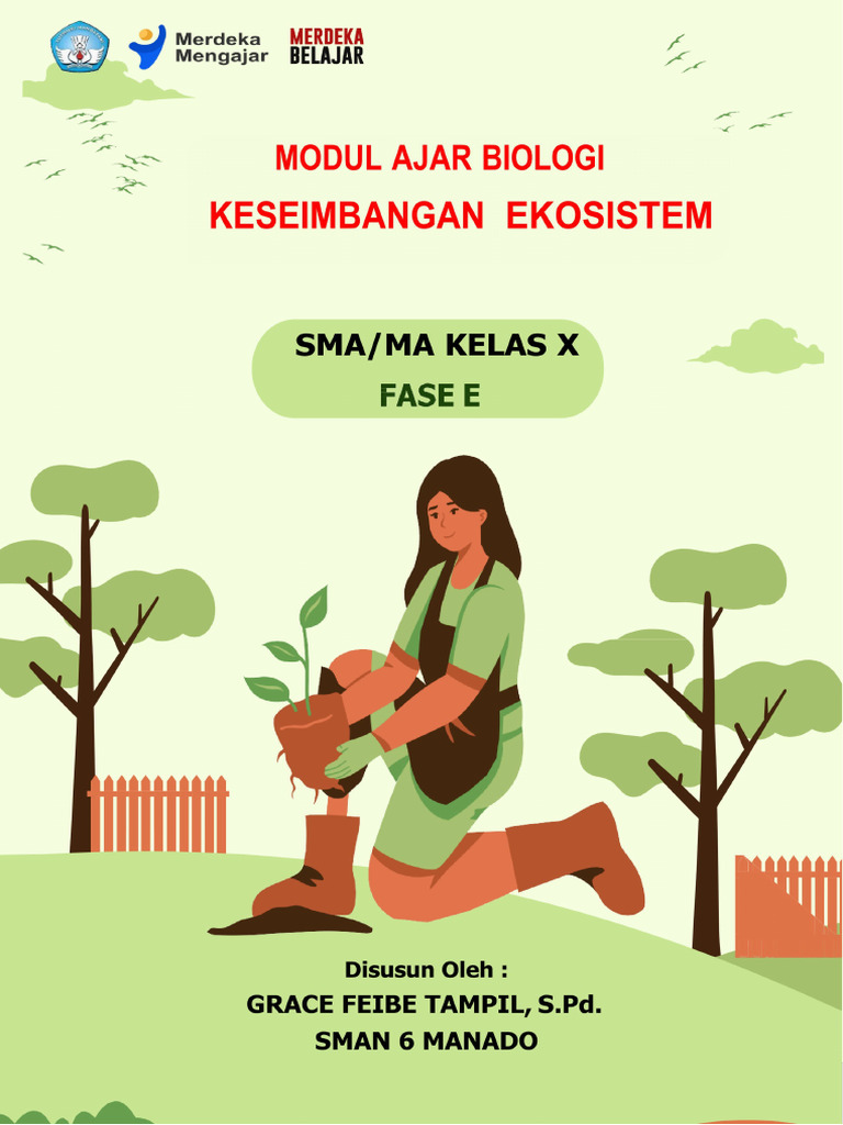 Modul Ajar Ilmu Pengetahuan Alam (IPA) - Keseimbangan Ekosistem - Fase E | PDF
