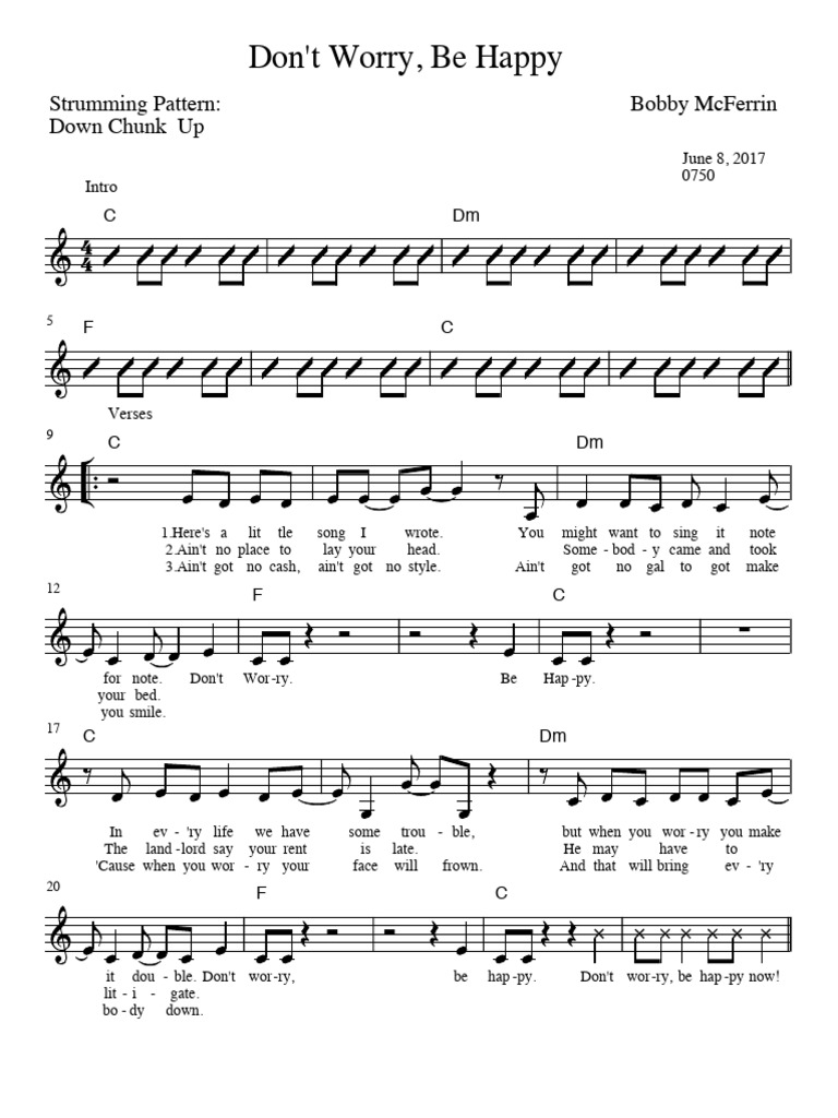 Dont Worry Be Happy | PDF | Singles