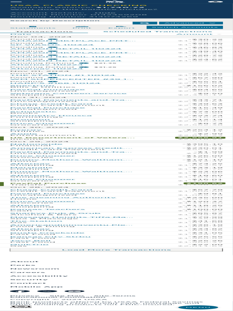 Bank Account Summary USAA 2 | PDF | Financial Services | Banking