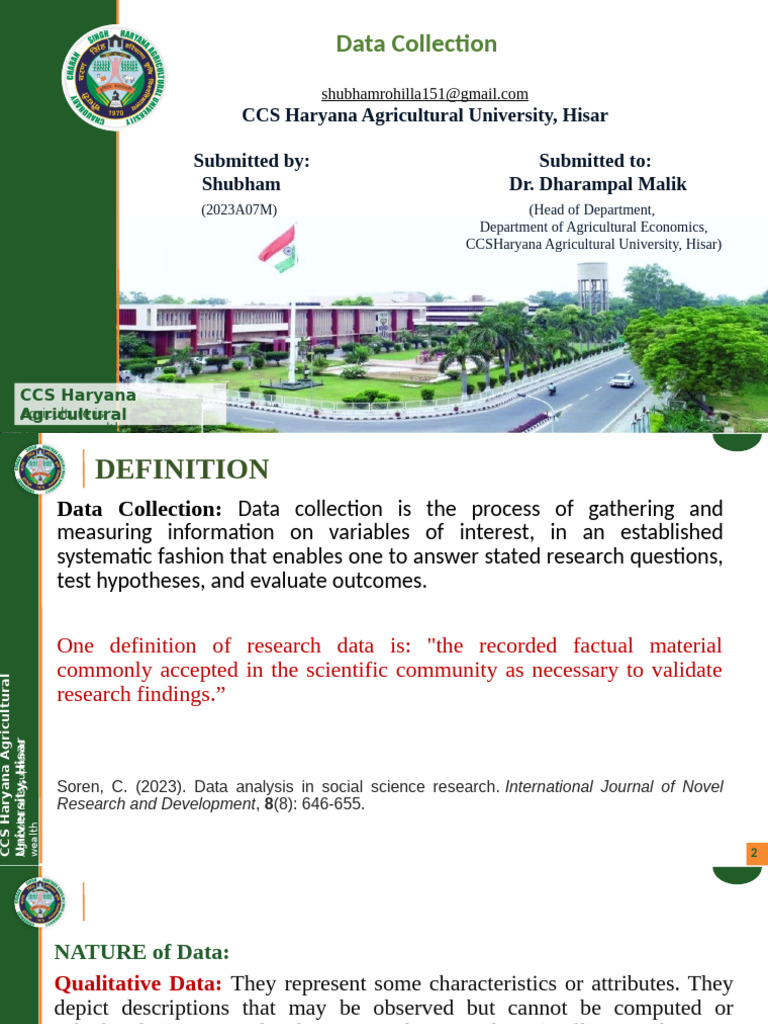 Understanding Research Data Types | PDF | Data | Science