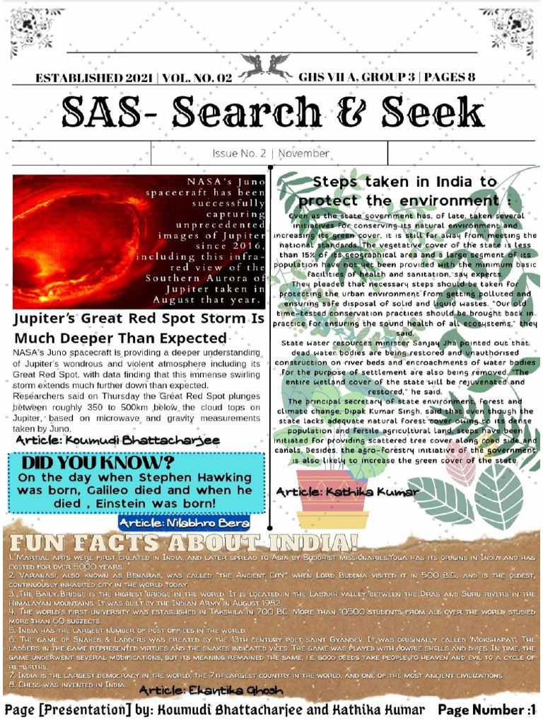Example of A Newsletter | PDF