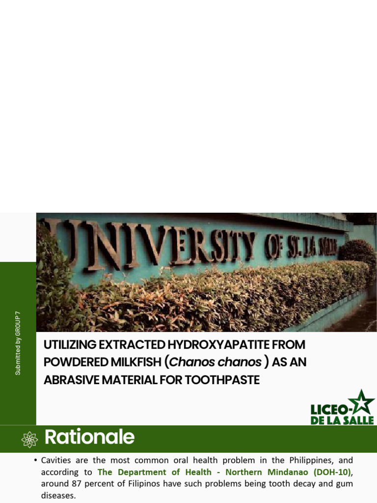 Hydroxyapatite Toothpaste Innovation | PDF