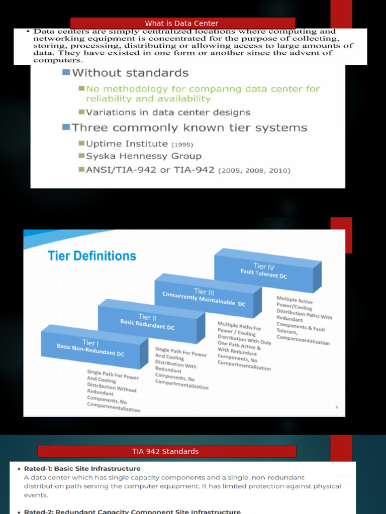 Data Center Redundancy and Design Standards | PDF | Random Access ...