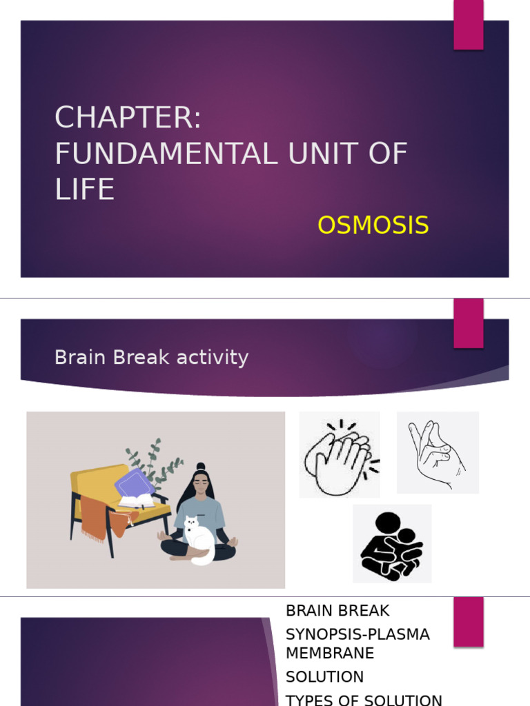 Understanding Osmosis and Solutions | PDF