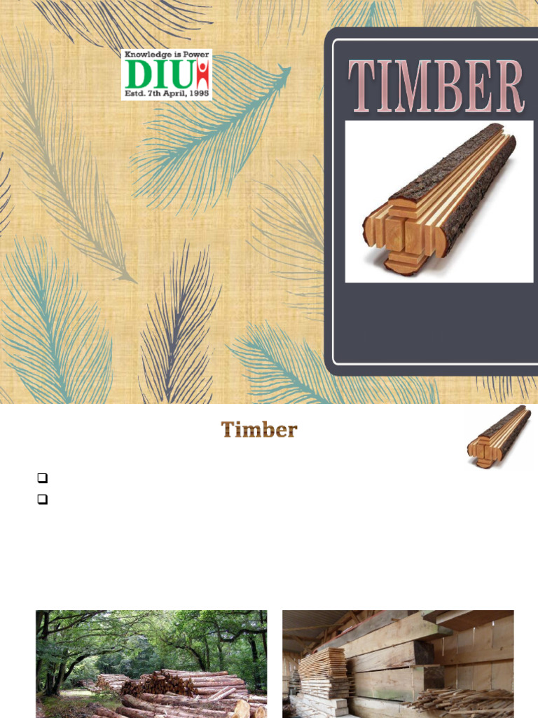 Timber | PDF | Wood | Lumber
