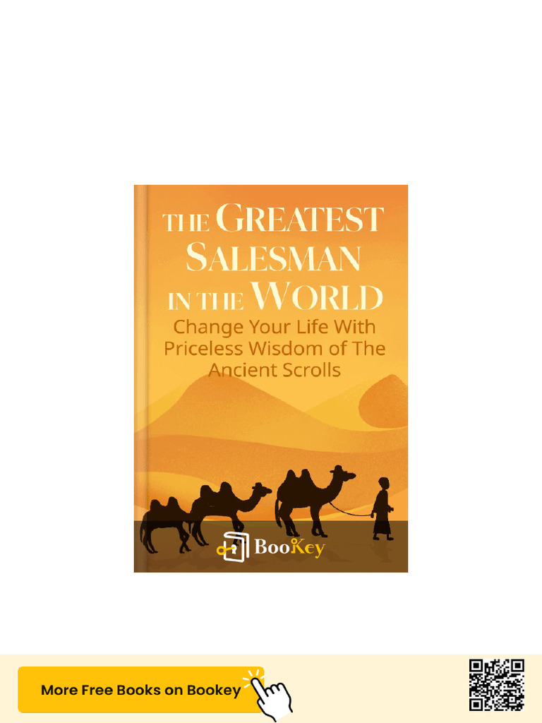 The Greatest Salesman: Life Lessons | PDF | Public Speaking | Jesus