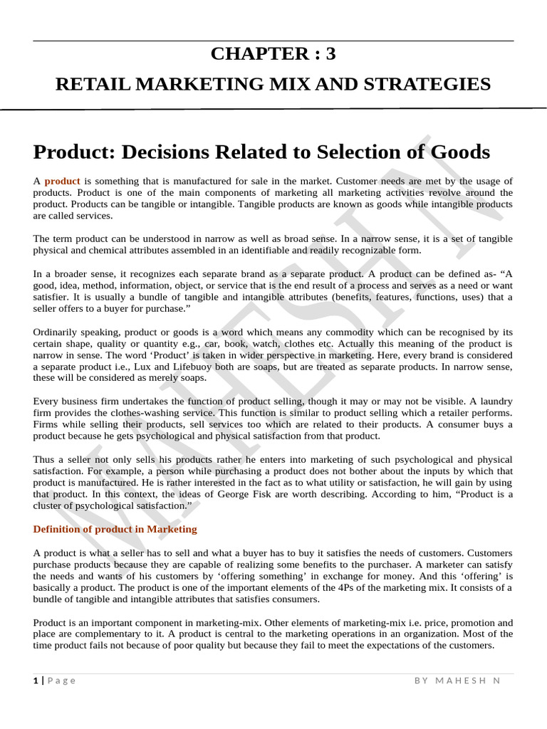 RM CHAPTER 3 | PDF | Pricing | Marketing