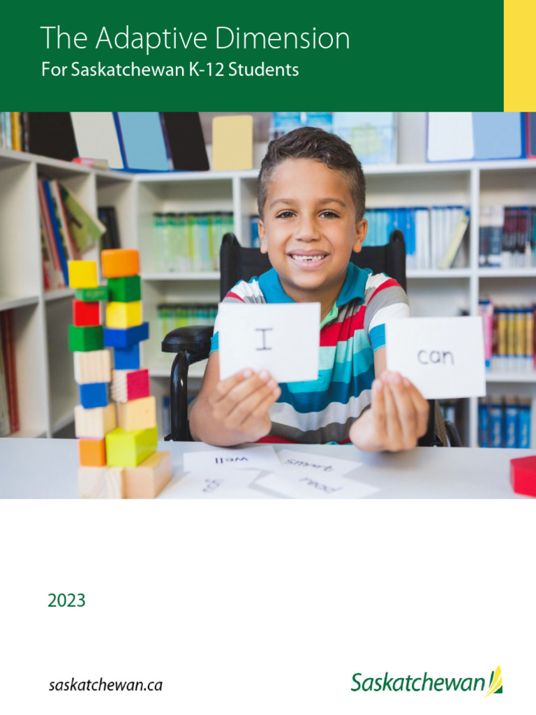 Adaptive Dimension for K-12 Education | PDF | Educational Assessment ...