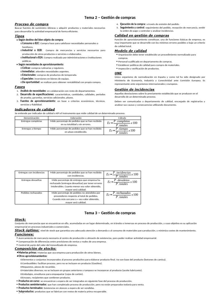 Tema 2 Logistica | PDF | Calidad (comercial) | Business