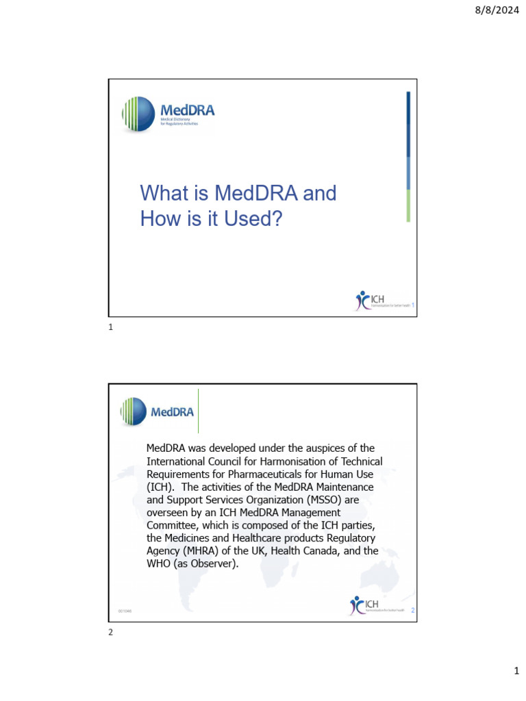 What Is MedDRA and How Is It Used Webinar | PDF | Clinical Trial ...