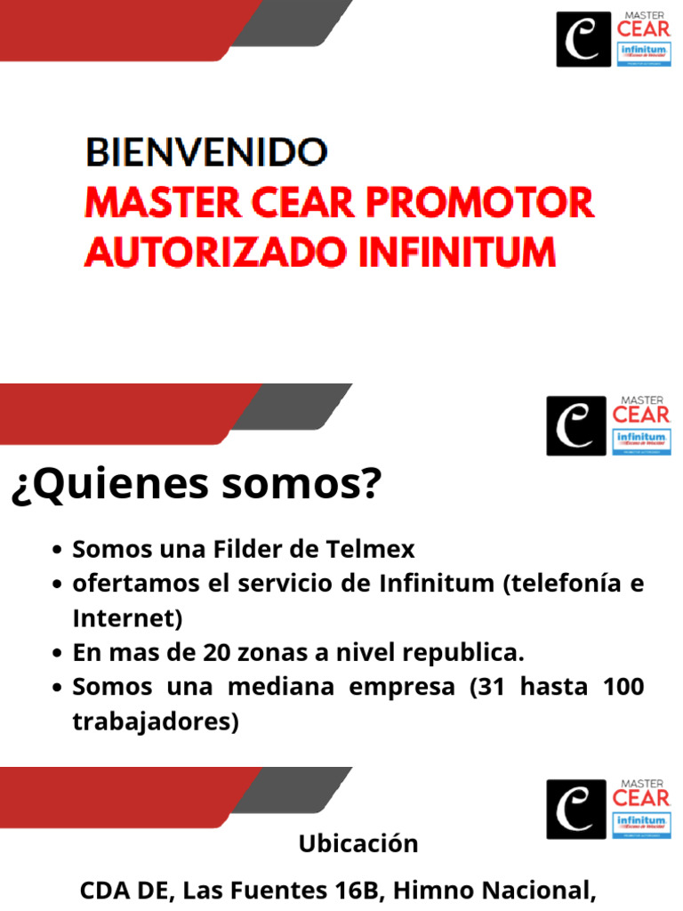 Promotor Autorizado Infinitum CEAR | PDF | Marketing de motores de ...
