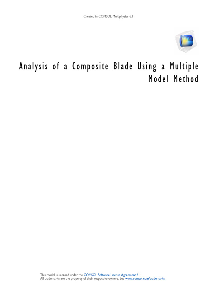 Posite Blade Multiple Model Method | PDF | Elasticity (Physics ...