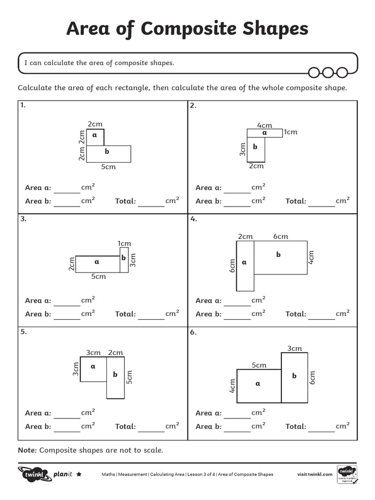 Year 5 Area of Composite Shapes | PDF | Area | Number Theory