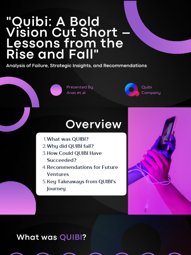 Quibi's Rise and Fall: Key Lessons | PDF | Business