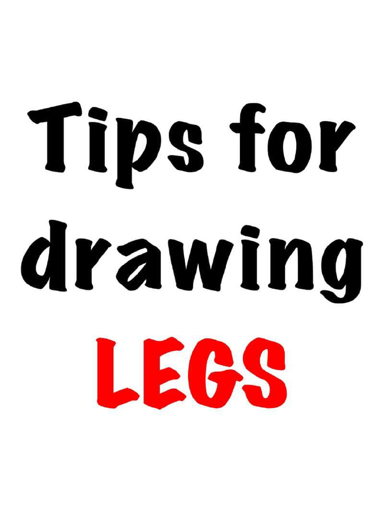 Drawing Legs | PDF