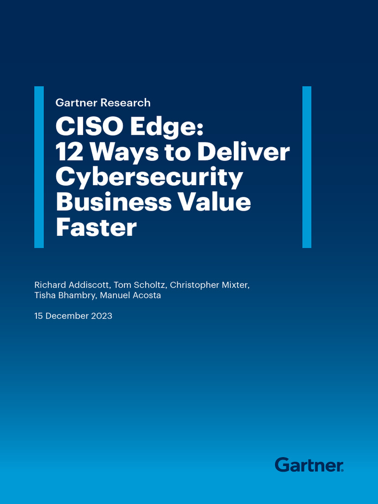 Accelerating Cybersecurity Business Value | PDF | Computer Security ...