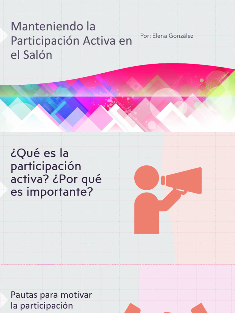 Fomentar Participación Activa en Clase | PDF