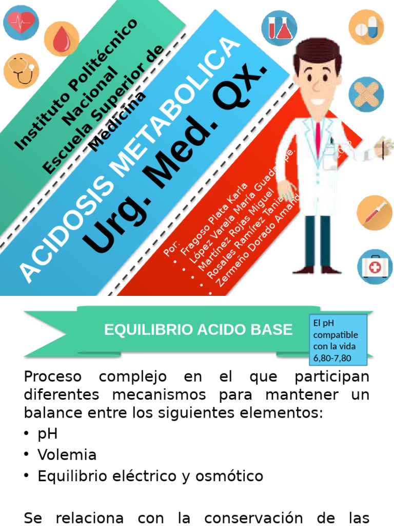 Acidosis Metabolica 160215035107 | PDF | Solución tampón | Química