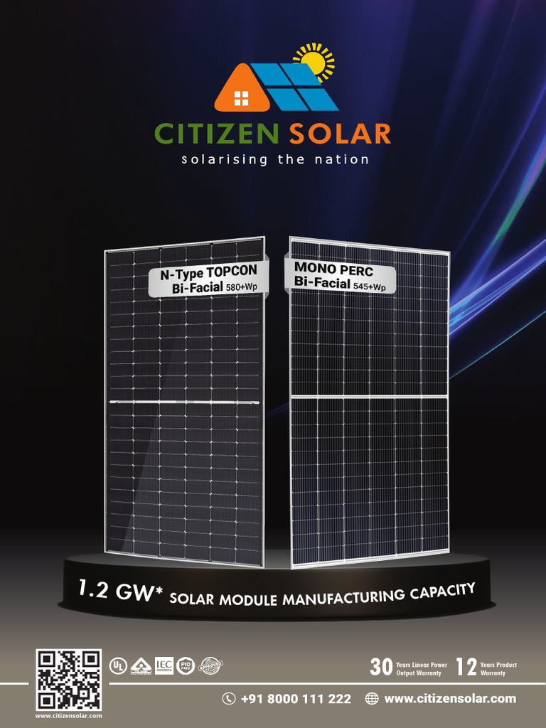 CSPL 12 Pages Brochure Final | PDF | Solar Power | Photovoltaics
